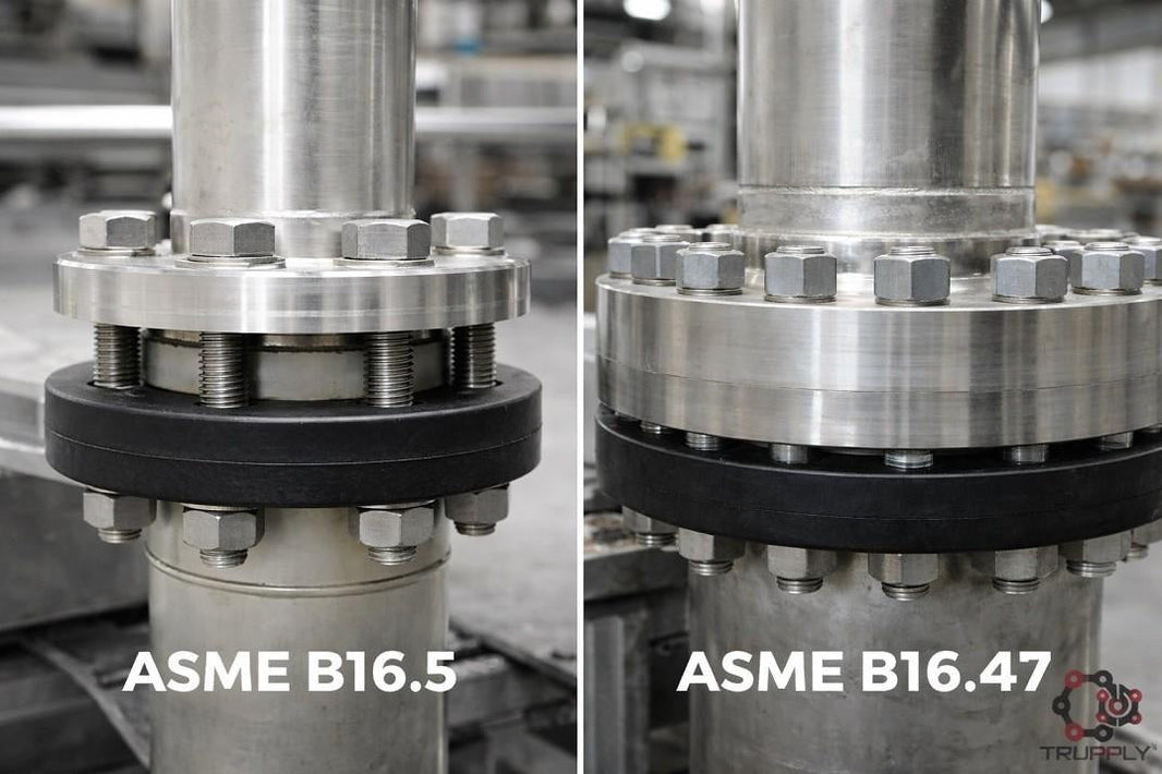 ASME B16.5 vs ASME B16.47 Series A, Series B & API 605 Flanges – Trupply